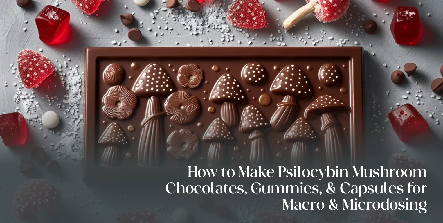 Learn How to Make Magic Mushroom Gummies, Chocolates & Capsules for ...